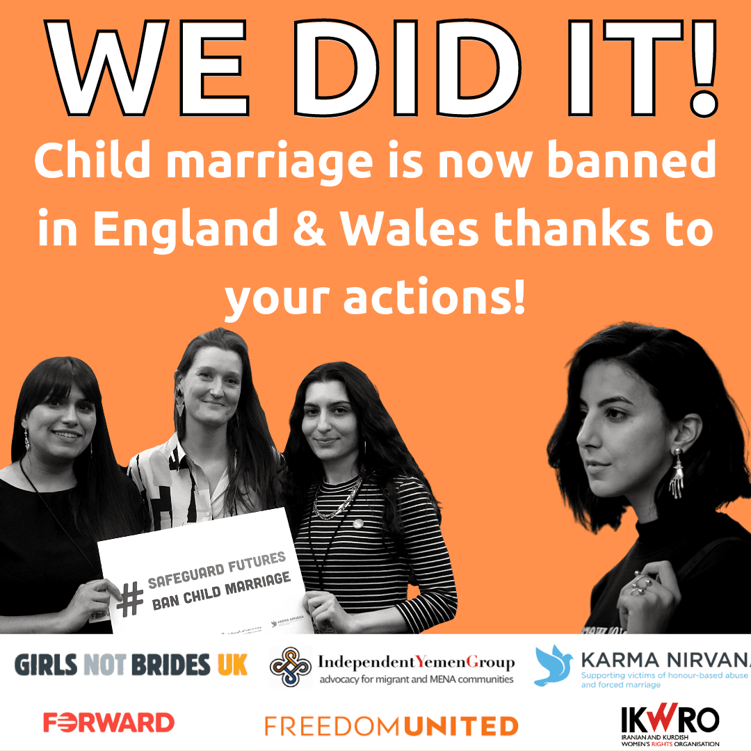 WIN! U.K. passes bill to ban child marriage - FreedomUnited.org