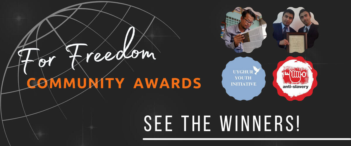 Patrocina los Premios For Freedom de Freedom United